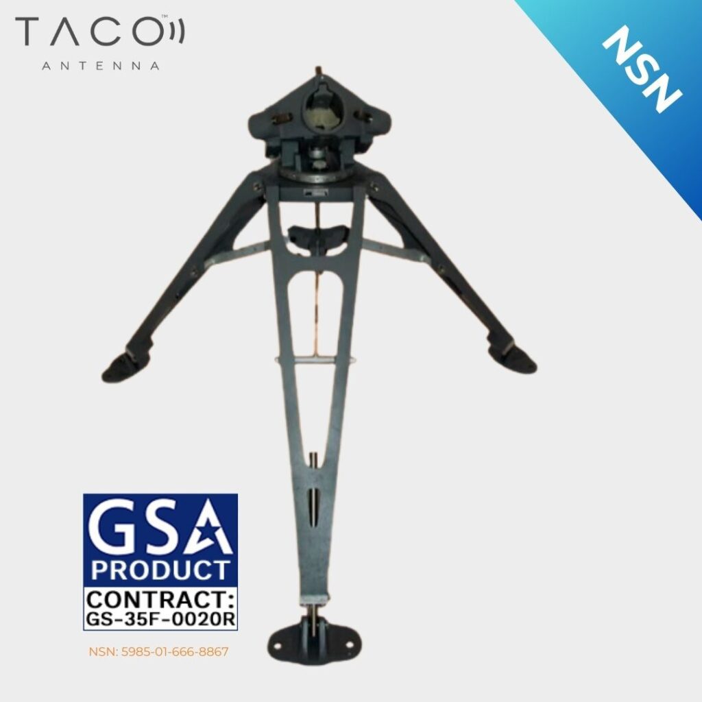 Model HM-5 MUOS SATCOM UHF MUOS SATCOM Fixed Helical Antenna Tripod ...